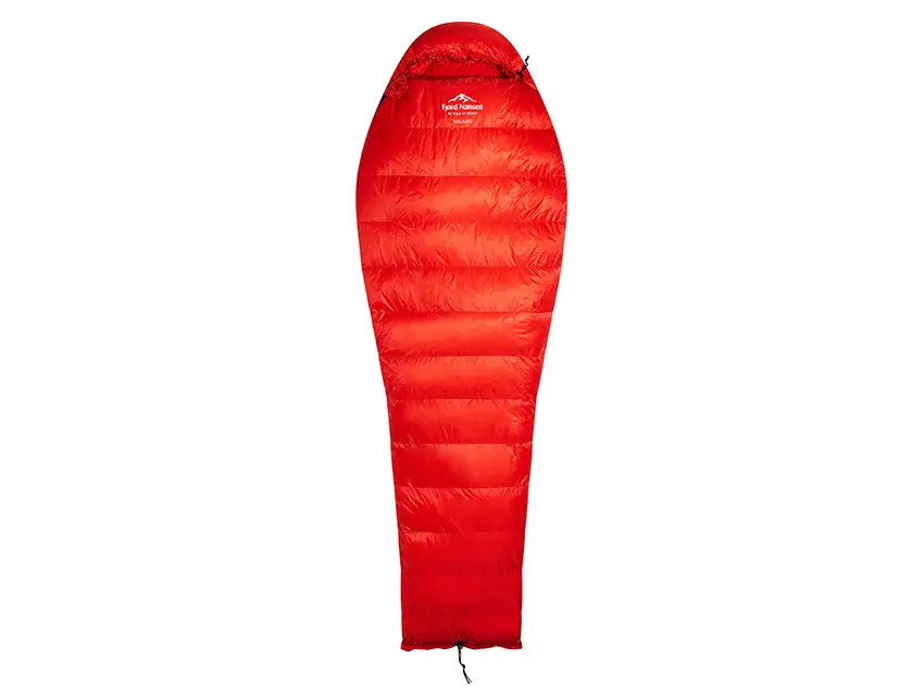 Śpiwór puchowy z puchu gęsiego Fjord Nansen Svalbard 300 Goose XL red ...