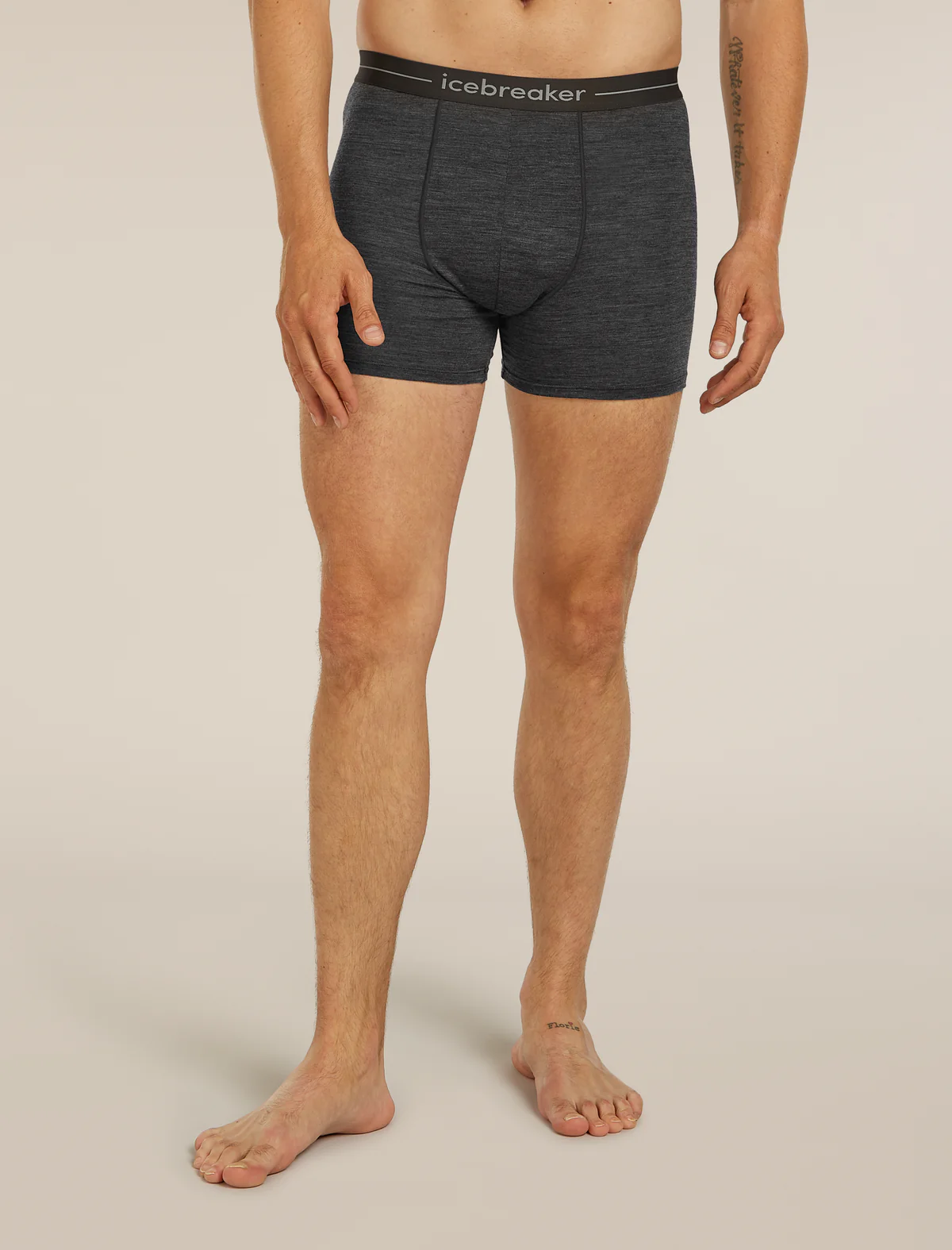 Icebreaker bokserki męskie z wełny merino Anatomica Boxers - Jet ...