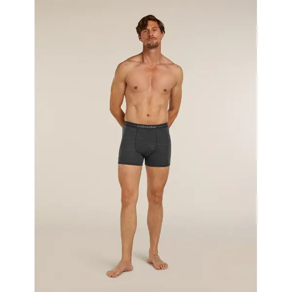 Icebreaker bokserki męskie z wełny merino Anatomica Boxers - Jet ...